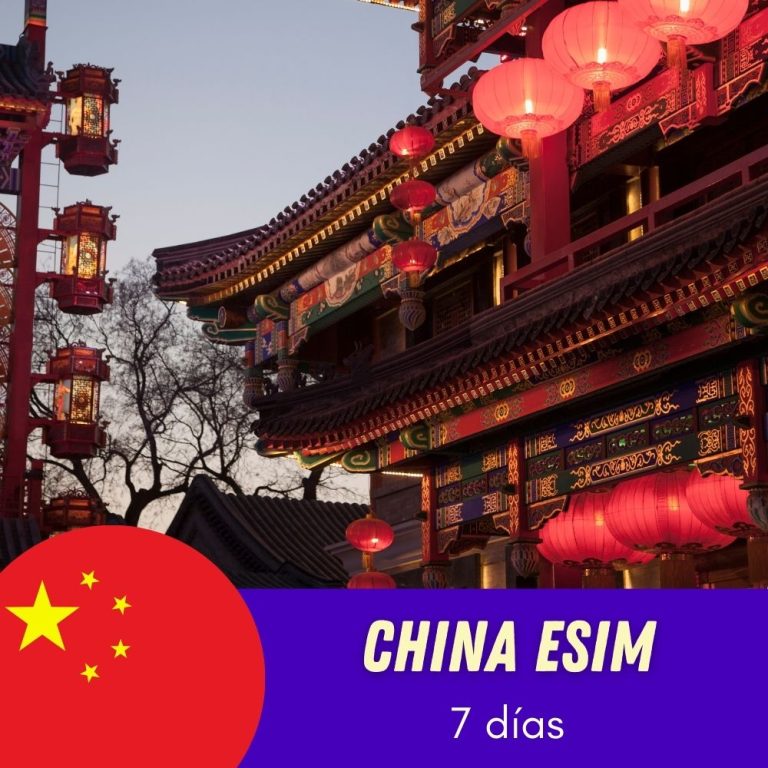 China eSIM 7 días con VPN incluido - Plan de datos prepago para viajeros